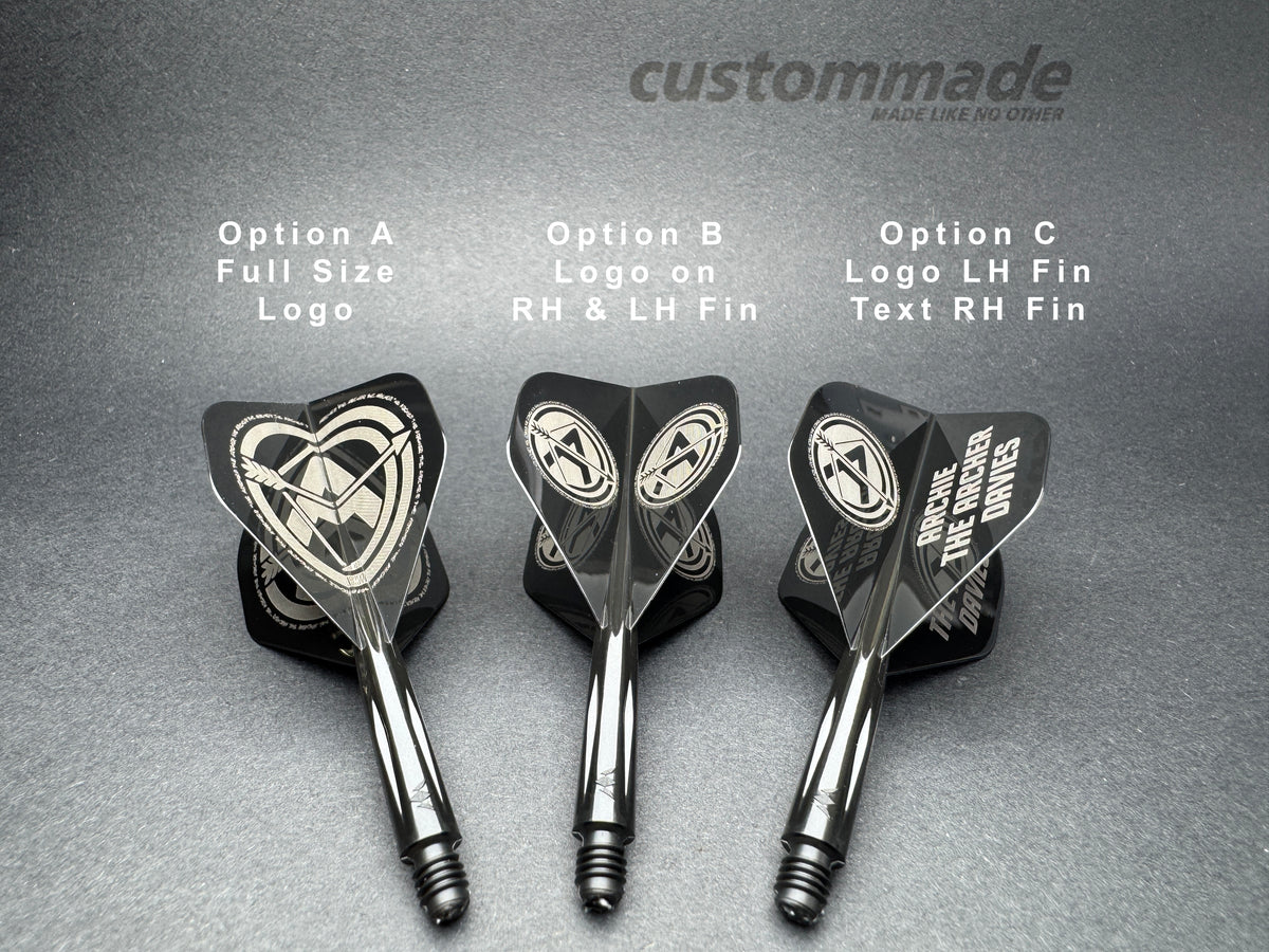 Personalised K-Flex Flights No.6 Standard | Darts Stems | Custom Made Darts
