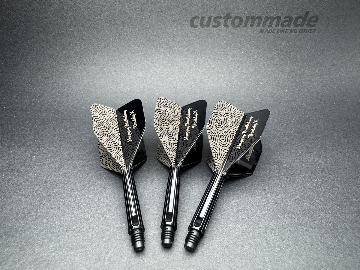 Personalised K-Flex Flights No.2 Standard | Darts Stems | Custom Made Darts