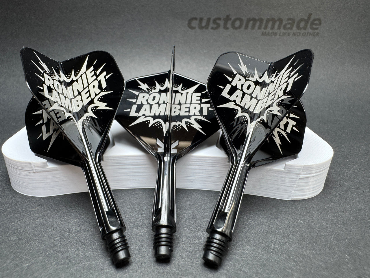 Personalised K-Flex Flights No.2 Standard | Darts Stems | Custom Made Darts